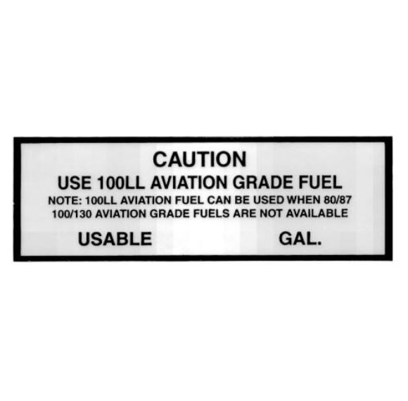 Aircraft Placards / Decals / Stickers, Warning Labels, Caution Signs ...
